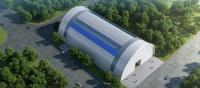 China Prefabricated Steel Structure Warehouse Building Metal Custom Span 80m for sale