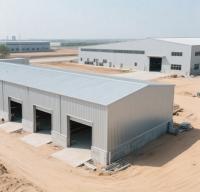 China Large Scale Garages Prefab Warehouse Building Kits Versatile for sale