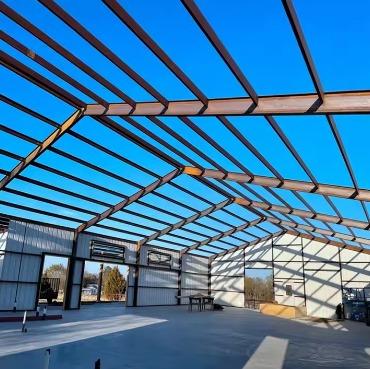 China Structural Prefabricated Metal Warehouse Construction Building Eco Friendly for sale
