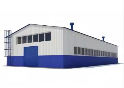 China Prefabricated Industrial Steel Structure Workshop Warehouse Q235B Q355B Welded H Beam for sale