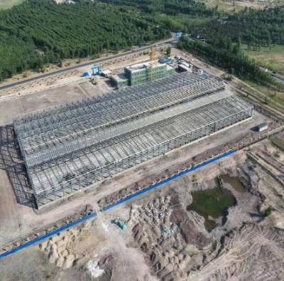 China Prefabricated bolt‑assembled steel‑frame building industrial workshop logistics warehouse plant with crane beam mezzanine floor skylight and drainage system for industrial construction for sale