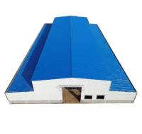China Prefab Steel Warehouse Building Long-Span Grid Structure Workshop for sale