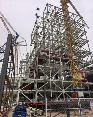 China Custom Prefabricated Steel Structure Warehouse Building 1000-15000mm Length H-Beam Frame for sale