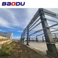 China Prefab Steel Warehouse Building 100m Clear Span Q345B Steel Structure for Commercial Industrial Construction for sale