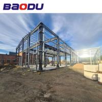 China Prefab Steel Warehouse Customizable Steel Storage Building Q235B Q355B Galvanized CZ Purlin for sale