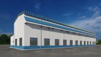 China Customized Prefabricated Steel Structure Building Warehouse Workshop 50 Year Warranty Q235B for sale