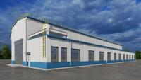 China Customized Prefabricated Steel Structure Building Warehouse Workshop 50 Year Warranty Q235B for sale