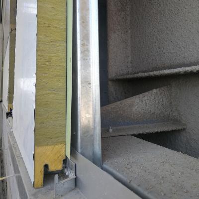 China Rockwool Sandwich Panel 9000mm Max Length A Grade Fireproof for Clean Room for sale