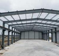 China Prefabricated Steel Structure Workshop Warehouse 50m Span Q355 Building for sale