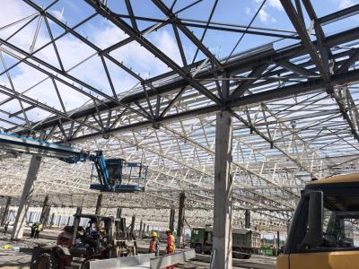 China Modular Erection Steel Industrial Plant For Mechanical Processing Anchor Bolt Sets Custom Bay Width Complete Technical Documentation for sale