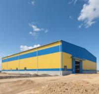 China Prefabricated Steel Structure Building Workshop Warehouse Q355B H Beam Customizable Anti-Seismic Energy Efficient for sale