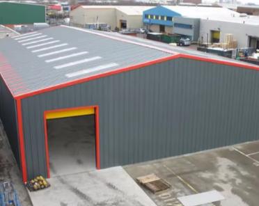 China Prefabricated Steel Structure Warehouse Industrial Workshop Customizable Q355B H Beam 50 Year Service Life for sale