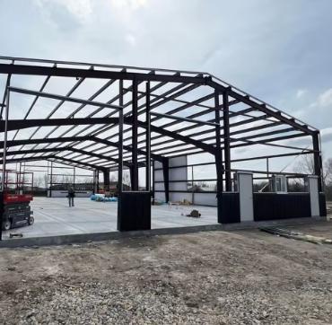 China Prefabricated Steel Structure Warehouse Building 20m Span Heavy Load Industrial Workshop for sale