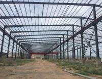 China Prefabricated Steel Structure Building Heavy Duty Warehouse Factory Q235 Q345 H Section Steel 50m Span for sale