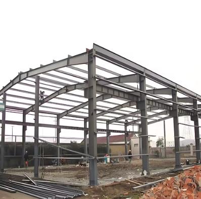 China Custom Prefabricated Steel Structure Building for Industrial Warehouse Factory 20m Span for sale