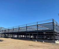 China Large Span Steel Structure Prefab Building for Warehouse Workshop Factory Customizable 78x30x8.5m for sale
