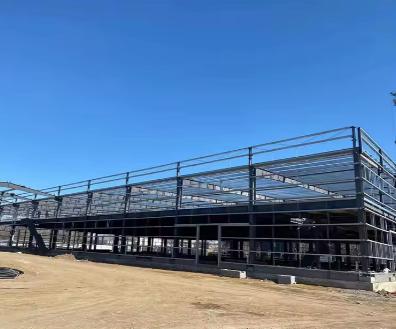 China Large Span Steel Structure Prefab Building for Warehouse Workshop Factory Customizable 78x30x8.5m for sale