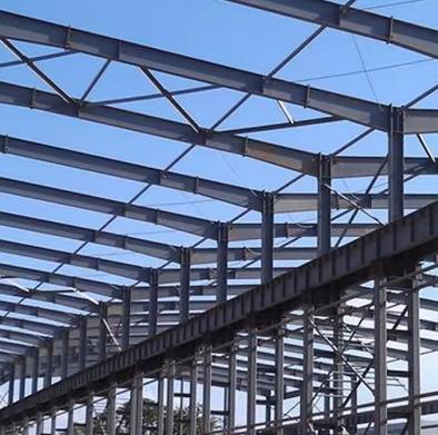 China Custom Prefabricated Steel Frame Building Workshop Factory Warehouse 50mm-200mm Insulation for sale
