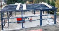 China Large Span Prefabricated Steel Structure Warehouse Workshop 30m Width Custom Design Fast Assembly for sale