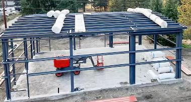 China Large Span Prefabricated Steel Structure Warehouse Workshop 30m Width Custom Design Fast Assembly for sale