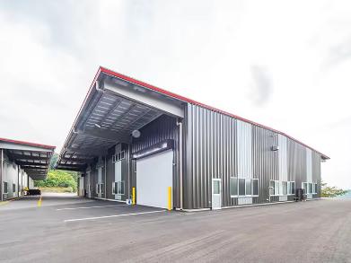 China Customized Prefab Steel Structure Warehouse Building GB Standard 50 Year Lifespan 8 Grade Seismic for sale