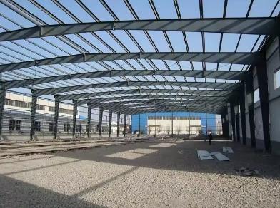 China Prefabricated Steel Structure Warehouse 30m Wide Span Industrial Metal Frame Building for Factory Storage for sale