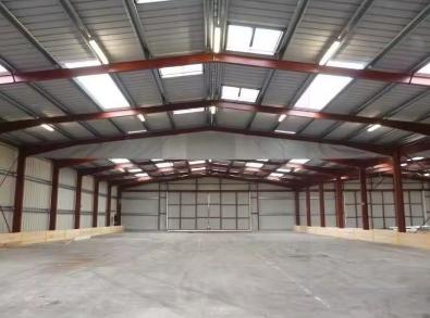 China Prefabricated Industrial Steel Structure Warehouse Q355 H Section Steel Frame Customizable Size for sale