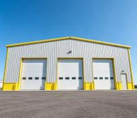 China Prefabricated Modular Steel Warehouse Industrial Building 180km/h Wind Resistance 50 Year Lifespan for sale