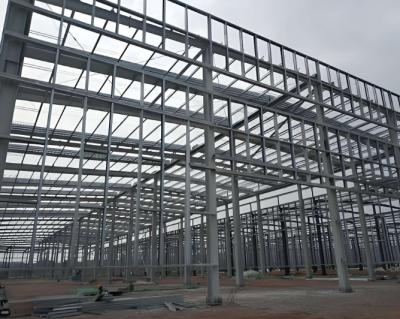 China Industrial Prefabricated Steel Structure Warehouse for Factory Workshop Storage 20m Span for sale