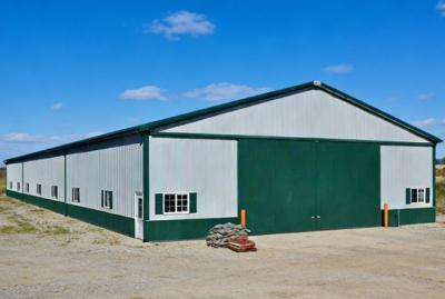 China Heavy Weight Modular Prefabricated Steel Structure Building Metal Frame Warehouse 20 Ton Capacity for sale