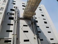 China Large Span Metal Structure Warehouse Raw Material Storage Building Z‑type Purlin Wall Panels Disassembled Container Shipment for sale