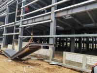 China Industrial steel frame building bolt connection structure customized size for factory workshop cargo warehouse and processing‑zone construction for sale