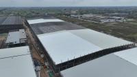 China H‑beam steel‑structure building customizable clear‑span space detachable components used for processing factory storage warehouse and production workshop for sale