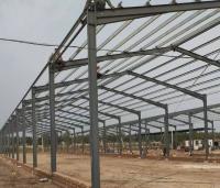 China China Steel Structure Manufacturer Custom Portal Frame Workshop Structural Drawings Panel Layout Drawings Installation Manual Remote Technical Support Prefab Metal Factory Building for sale