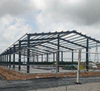 China Large Clear Span Steel Structure Warehouse Custom Industrial Workshop Kit Fast Onsite Erection Factory Building for sale