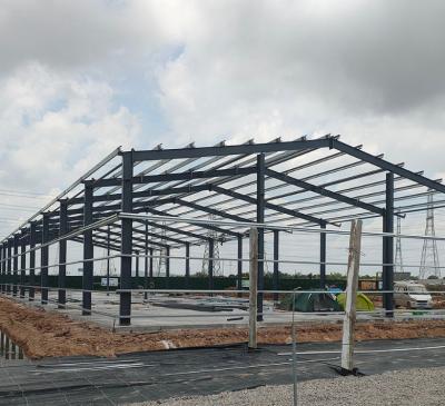 China Large Clear Span Steel Structure Warehouse Custom Industrial Workshop Kit Fast Onsite Erection Factory Building for sale