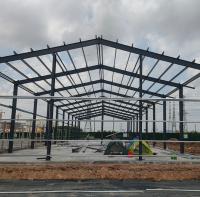 China Light Steel Industrial Steel Structure Warehouse Workshop Building With Large Span Clear Space for Storage and Logistics for sale