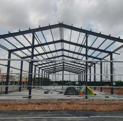 China Light Steel Industrial Steel Structure Warehouse Workshop Building With Large Span Clear Space for Storage and Logistics for sale