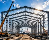 China Prefab Steel Structure Hangar Cheap Metal Shed Steel Building Warehouse Prefabricated Bodega Steel Structure Warehouse for sale