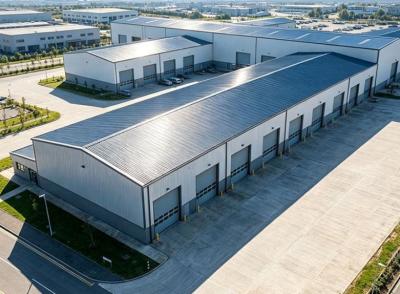 China Cheap Modern Prefabricated Steel Structure Warehouse with Galvanized Surface and High Wind Resistance for sale