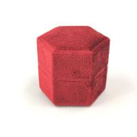 China G85 Red Velvet Ring Packaging Box Luxury Jewelry Gift Boxes Wholesale Perfect For All Occasions for sale