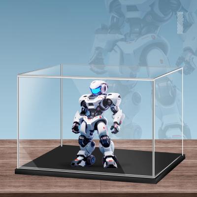 China Double-Sided Clear Acrylic Display Case for Sports Helmets for sale