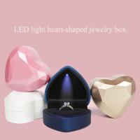 China LED Light Rings Jewelry Box Customizable Jewelry Gift Packaging Box for sale