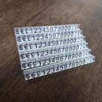 China High Capacity Plastic Cubes Price Display Tags for sale