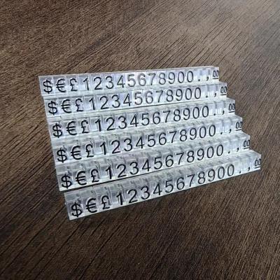 China High Capacity Plastic Cubes Price Display Tags for sale
