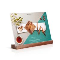 China Customizable Desktop Acrylic Sign Holder Single Sided Mini Acrylic Table Stand for sale