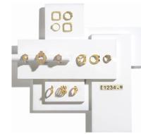 China Mini Clear Plastic Luxury Tags 3mm Embossed Number Cubes for sale