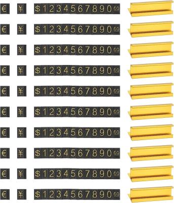 China AaL-49-17 S 20set per box Plastic Pricing tags with Metal Base for sale