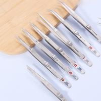 China 16cm Stainless Steel Pointed Elbow Tweezers Anti Slip Lockable Tweezers for sale
