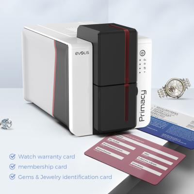 China Evolis Primacy 2 Automatic PVC Card Printer Two Sided Card Printing for sale